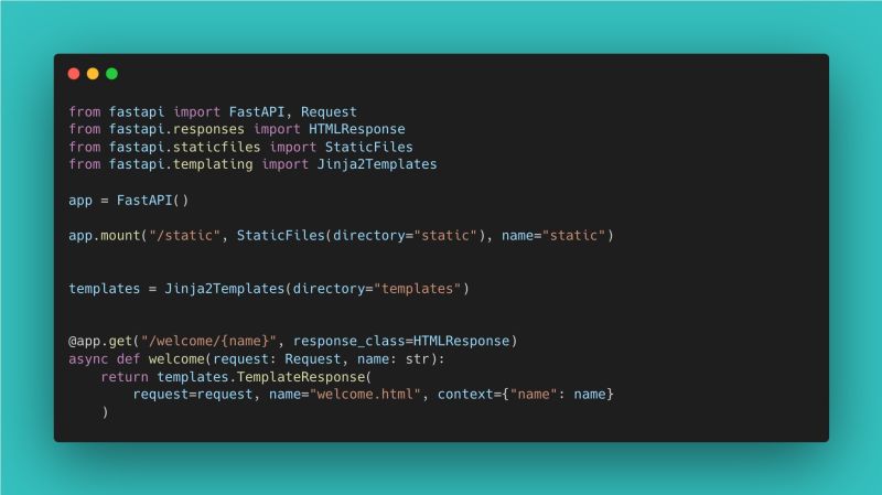 Testdriven.io on LinkedIn: FastAPI tip: You can use FastAPI for more ... Testdriven.io on LinkedIn: FastAPI tip: You can use FastAPI for more ...
