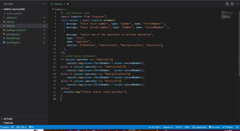 Faiza Faizan on LinkedIn: #nodejs #typescript #inquirer #developerlife Faiza Faizan on LinkedIn: #nodejs #typescript #inquirer #developerlife