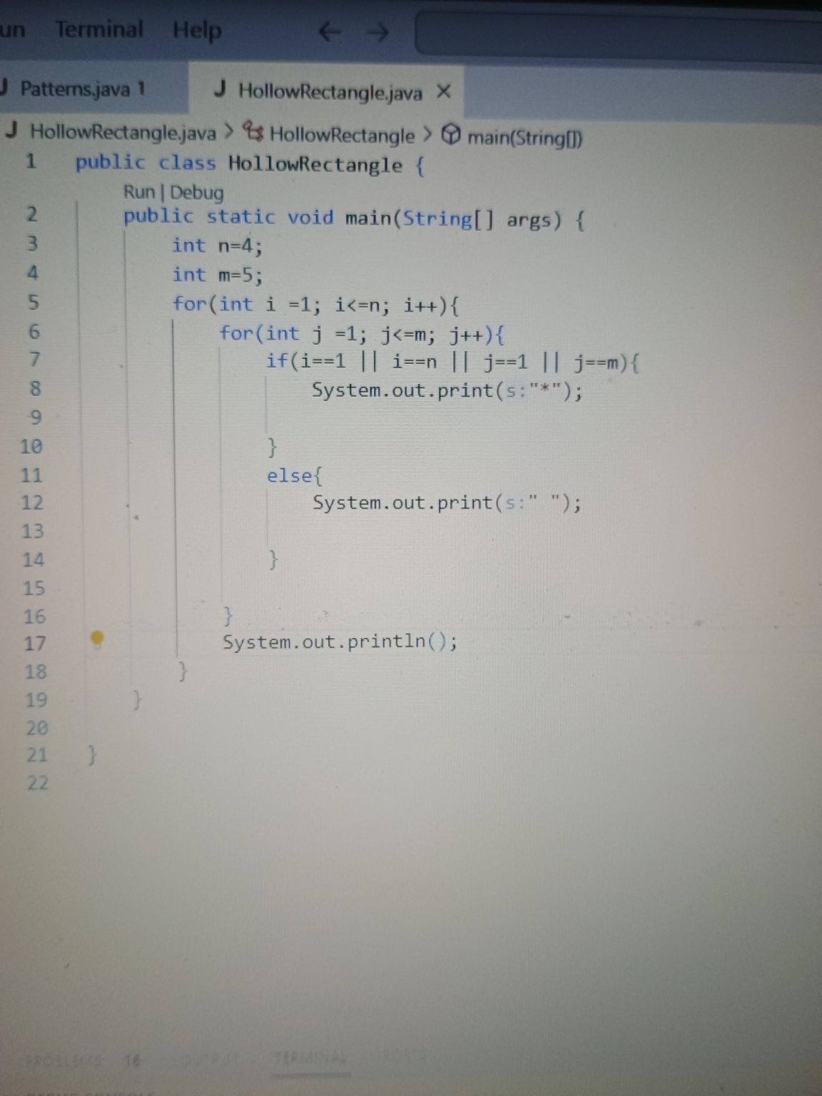 Aditya pundir on LinkedIn: Java Program to print Hollow rectangle ... Aditya pundir on LinkedIn: Java Program to print Hollow rectangle ...