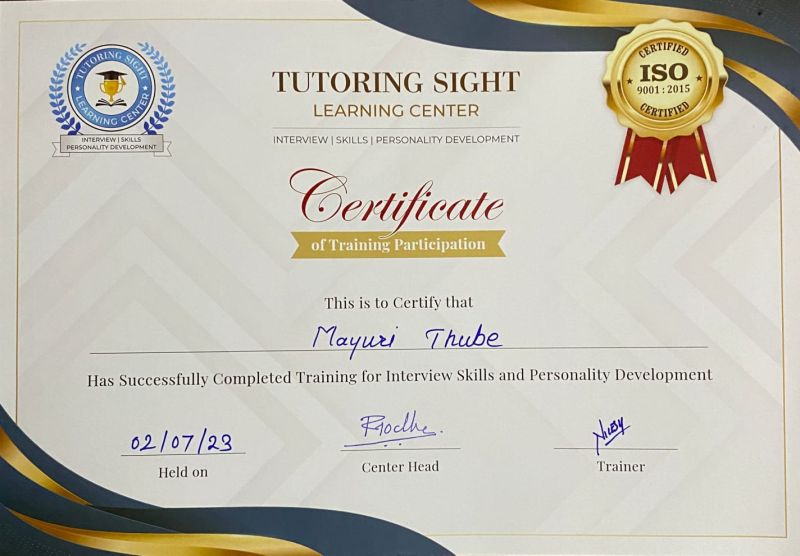 Mayuri Thube on LinkedIn: #development #tutorial #training #interview Mayuri Thube on LinkedIn: #development #tutorial #training #interview