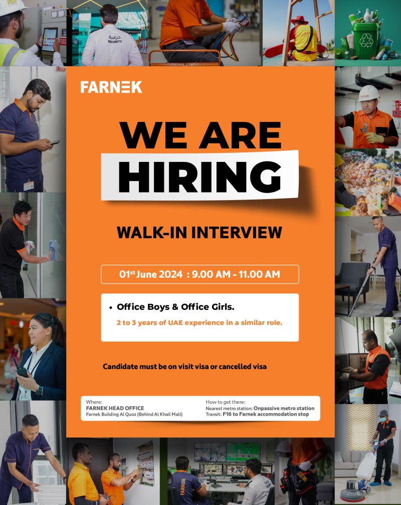 Farnek Services LLC on LinkedIn: #farnek #career #hiring #jobsearch Farnek Services LLC on LinkedIn: #farnek #career #hiring #jobsearch