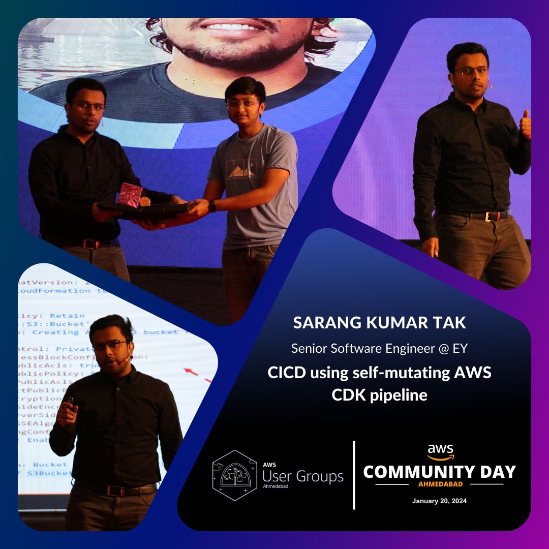 Sarang Kumar Tak on LinkedIn: #aws #cdk #eygds Sarang Kumar Tak on LinkedIn: #aws #cdk #eygds