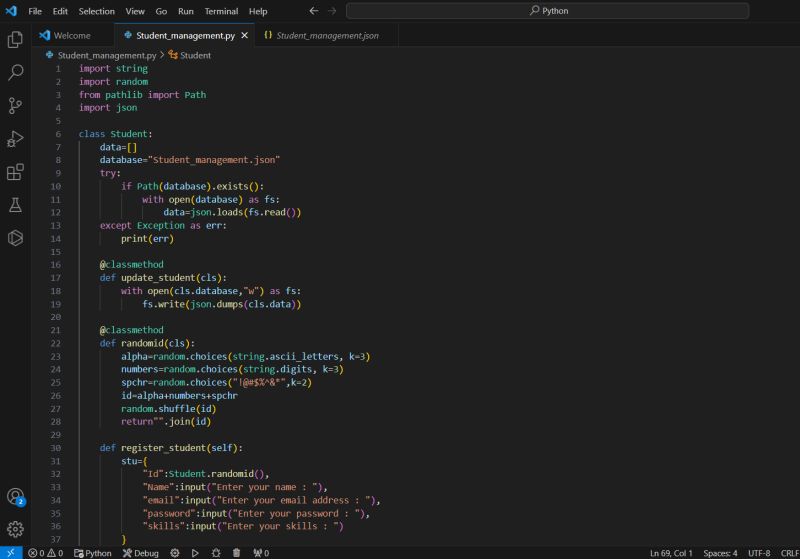 Aman Mishra on LinkedIn: #studentmanagementproject #python # ... Aman Mishra on LinkedIn: #studentmanagementproject #python # ...