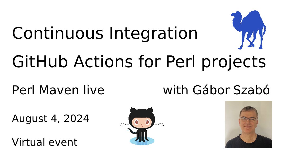 Perl Maven on LinkedIn: The GitHub Actions for Perl projects ... Perl Maven on LinkedIn: The GitHub Actions for Perl projects ...