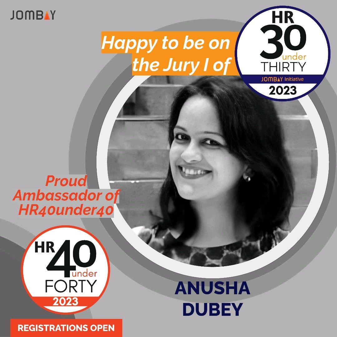 Anusha Dubey on LinkedIn: #hr30under30 #jombay | 24 comments Anusha Dubey on LinkedIn: #hr30under30 #jombay | 24 comments