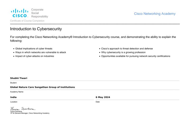 Shubhi Tiwari on LinkedIn: #cisco #cyber Shubhi Tiwari on LinkedIn: #cisco #cyber