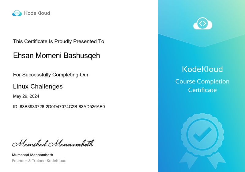 Ehsan Momeni Bashusqeh on LinkedIn: #linux #devops #netdevops # ... Ehsan Momeni Bashusqeh on LinkedIn: #linux #devops #netdevops # ...