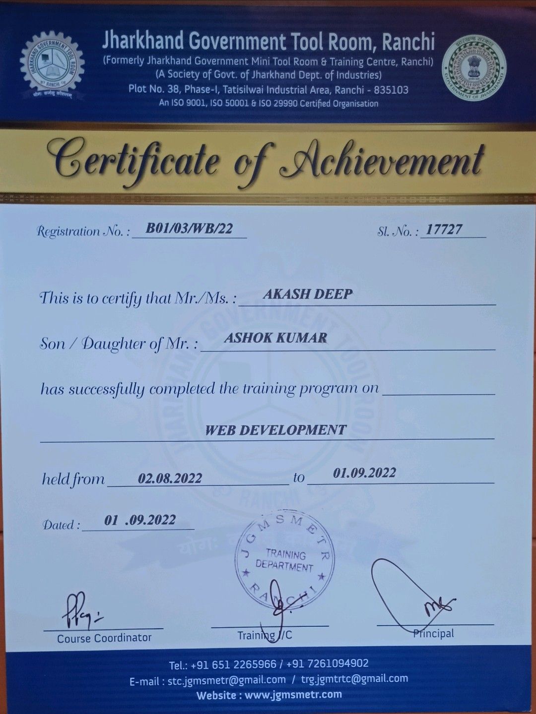 Akash Deep on LinkedIn: #webdevelopment #internship Akash Deep on LinkedIn: #webdevelopment #internship