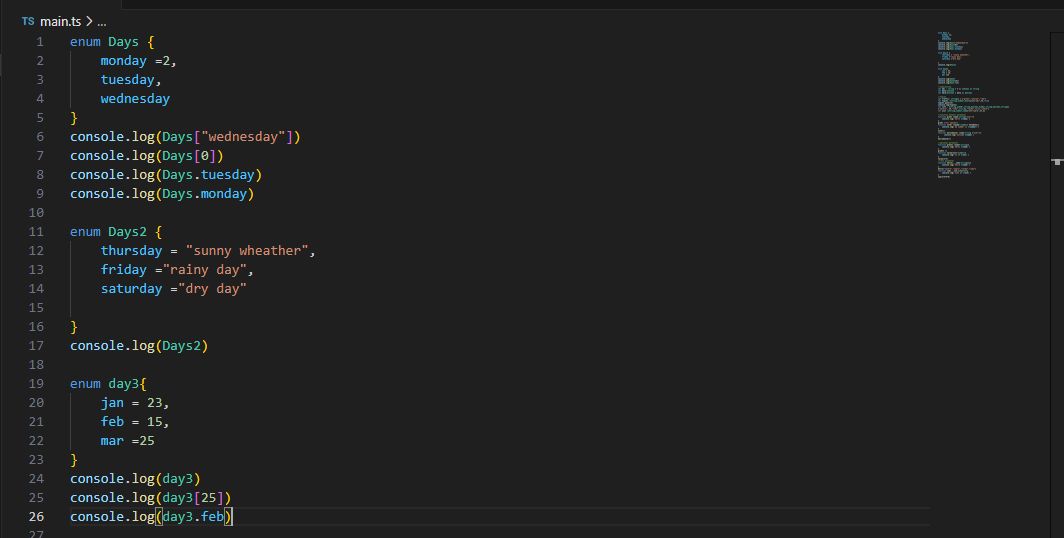 Enums in TypeScript help you write better code. | Nashra Zahid posted ... Enums in TypeScript help you write better code. | Nashra Zahid posted ...