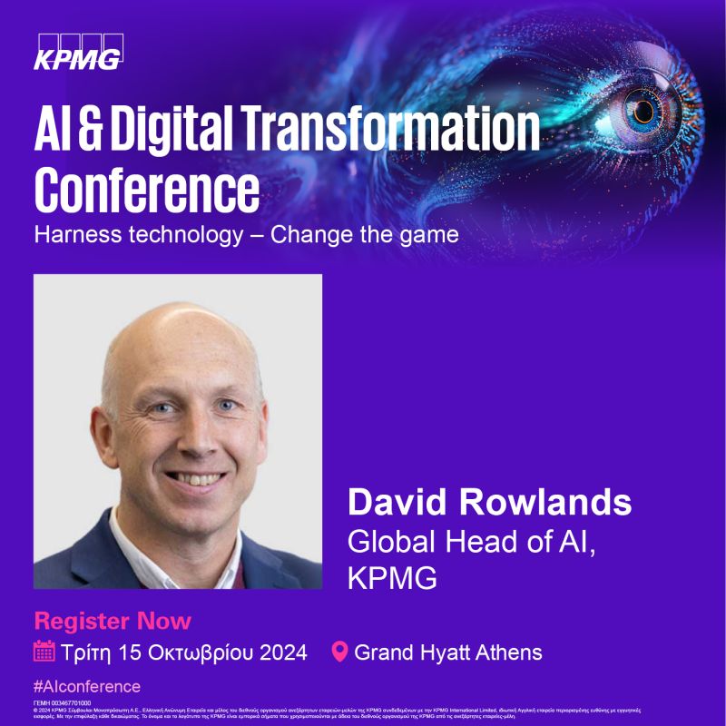 KPMG Greece on LinkedIn: #aiconference KPMG Greece on LinkedIn: #aiconference