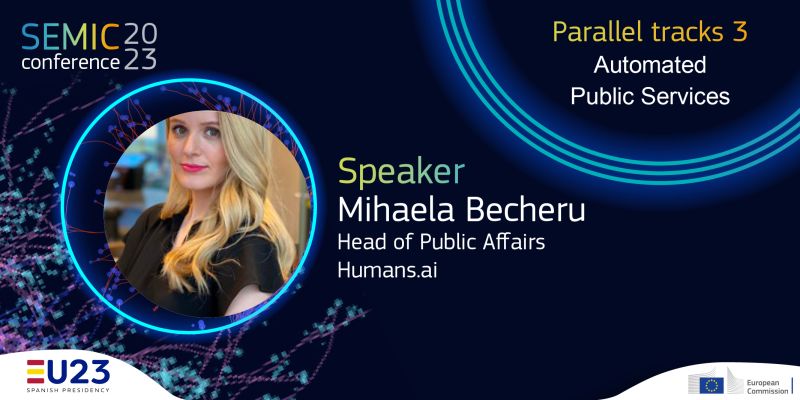 Mihaela Becheru on LinkedIn: #semic2023 #ai #innovation #publicpolicy # ... Mihaela Becheru on LinkedIn: #semic2023 #ai #innovation #publicpolicy # ...