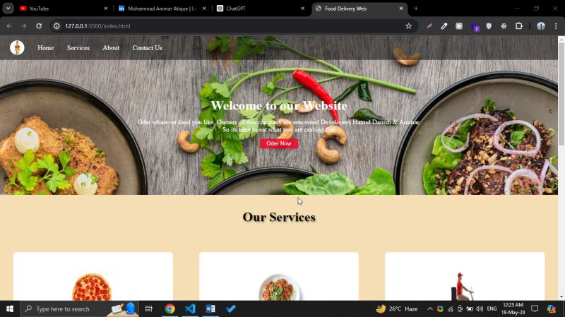 Muhammad Ammar Atique on LinkedIn: #webdevelopment #fooddelivery #html ... Muhammad Ammar Atique on LinkedIn: #webdevelopment #fooddelivery #html ...
