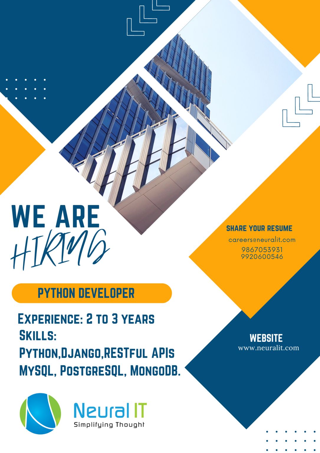 Bhavana Bhere on LinkedIn: #pythondeveloper #python #django #mysql # ... Bhavana Bhere on LinkedIn: #pythondeveloper #python #django #mysql # ...
