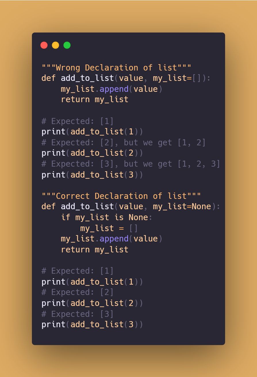 Adeshina Ibrahim on LinkedIn: Common Mistake in Python ... Adeshina Ibrahim on LinkedIn: Common Mistake in Python ...