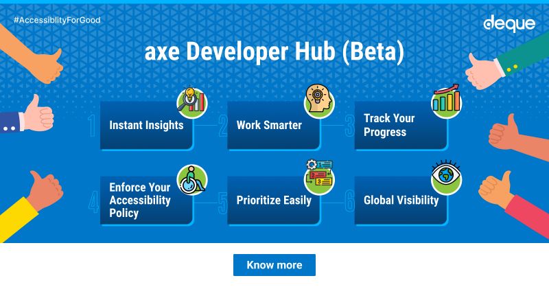 Deque Systems - APAC on LinkedIn: Axe Developer Hub (Beta) | Deque Systems Deque Systems - APAC on LinkedIn: Axe Developer Hub (Beta) | Deque Systems