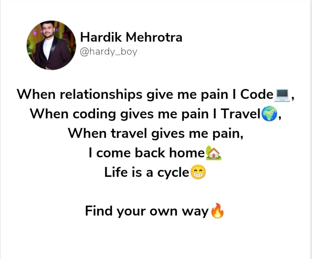Hardik Mehrotra on LinkedIn: #success #motivation #happiness #life # ... Hardik Mehrotra on LinkedIn: #success #motivation #happiness #life # ...