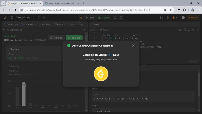 Bhargav Gokani on LinkedIn: #100dayleetcodechallenge #codingjourney # ... Bhargav Gokani on LinkedIn: #100dayleetcodechallenge #codingjourney # ...