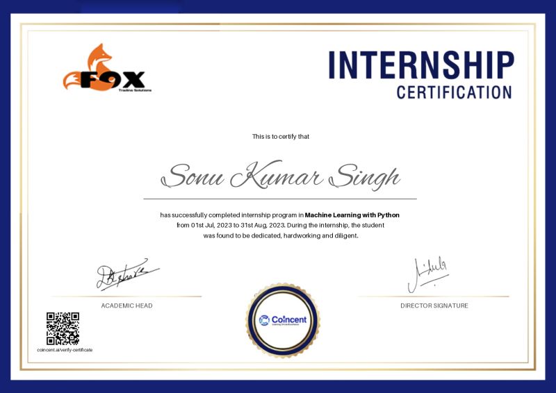 Sonu kumar Singh on LinkedIn: #connections #internship_certificate # ... Sonu kumar Singh on LinkedIn: #connections #internship_certificate # ...