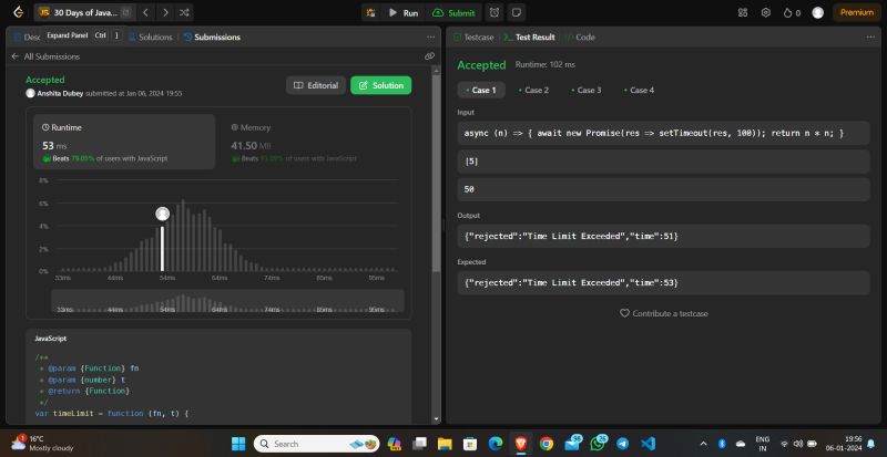 Anshita Dubey on LinkedIn: #codejourney #30daysofjs #leetcodechallenge Anshita Dubey on LinkedIn: #codejourney #30daysofjs #leetcodechallenge