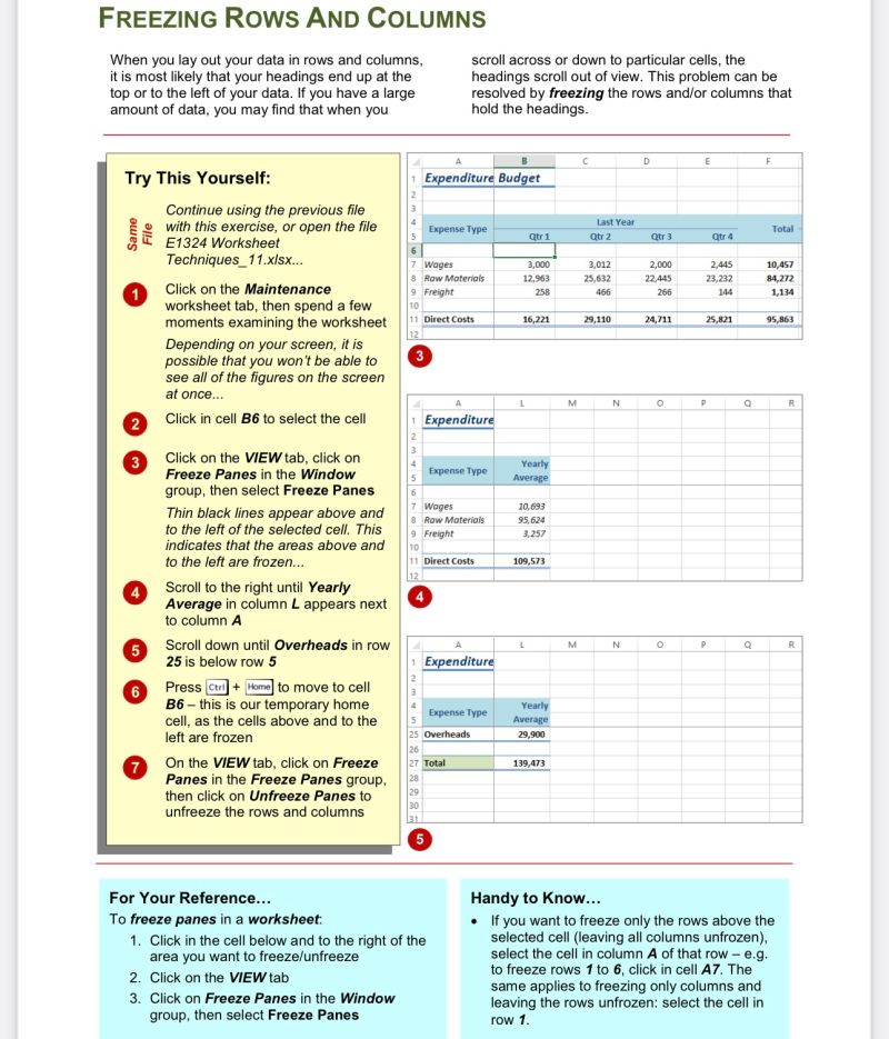 Dr. Neelam Lohiya on LinkedIn: Freezing rows and columns in excel , a ... Dr. Neelam Lohiya on LinkedIn: Freezing rows and columns in excel , a ...