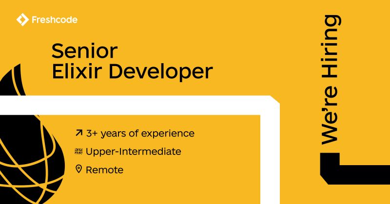 FRESHCODE on LinkedIn: #elixir #elixirdeveloper #elixirdevelopment # ... FRESHCODE on LinkedIn: #elixir #elixirdeveloper #elixirdevelopment # ...