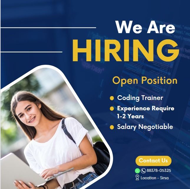 Sakshi K. on LinkedIn: #codingtrainer #codingcommunity #sirsa # ... Sakshi K. on LinkedIn: #codingtrainer #codingcommunity #sirsa # ...
