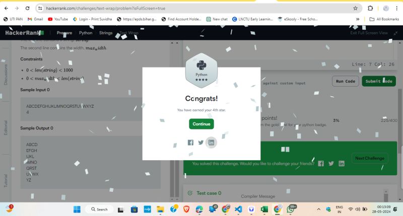 Raunak Kumar on LinkedIn: #hackerrank #python #coding #programming # ... Raunak Kumar on LinkedIn: #hackerrank #python #coding #programming # ...
