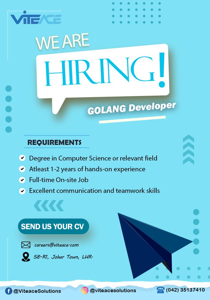 Memoona Khalid on LinkedIn: #salary #golangdeveloper #golang # ... Memoona Khalid on LinkedIn: #salary #golangdeveloper #golang # ...