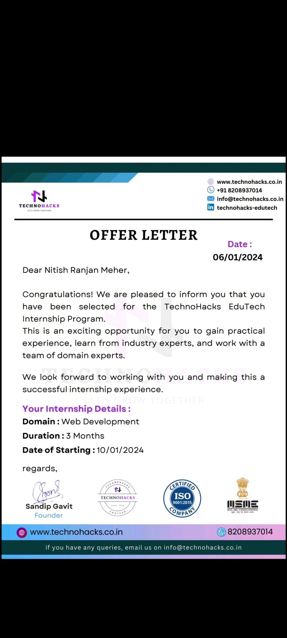Nitish Meher on LinkedIn: TechnoHacks EduTech Official TechnoHacks EduTech Nitish Meher on LinkedIn: TechnoHacks EduTech Official TechnoHacks EduTech
