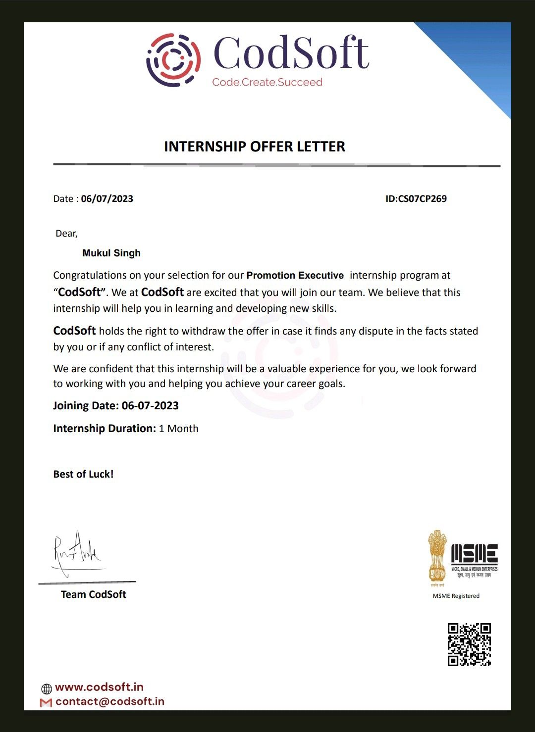 Mukul Singh on LinkedIn: #webdevelopment #internship #codsoft # ... Mukul Singh on LinkedIn: #webdevelopment #internship #codsoft # ...