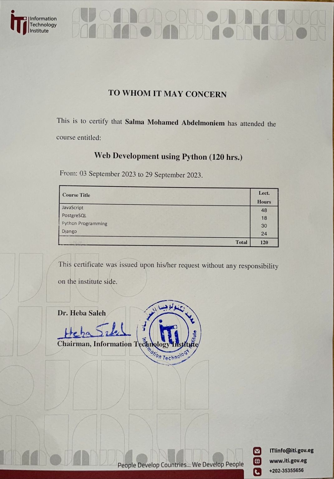 Salma Mohammed on LinkedIn: #webdev #python #coding # ... Salma Mohammed on LinkedIn: #webdev #python #coding # ...