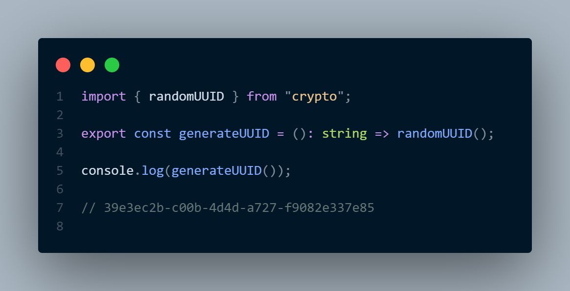 Peter Ikechukwu on LinkedIn: #javascript #nodejs #typescript #uuid Peter Ikechukwu on LinkedIn: #javascript #nodejs #typescript #uuid