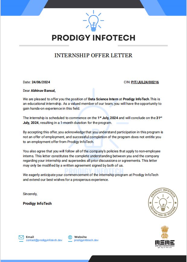Abhinav Bansal on LinkedIn: #datascience #internship #careergrowth # ... Abhinav Bansal on LinkedIn: #datascience #internship #careergrowth # ...
