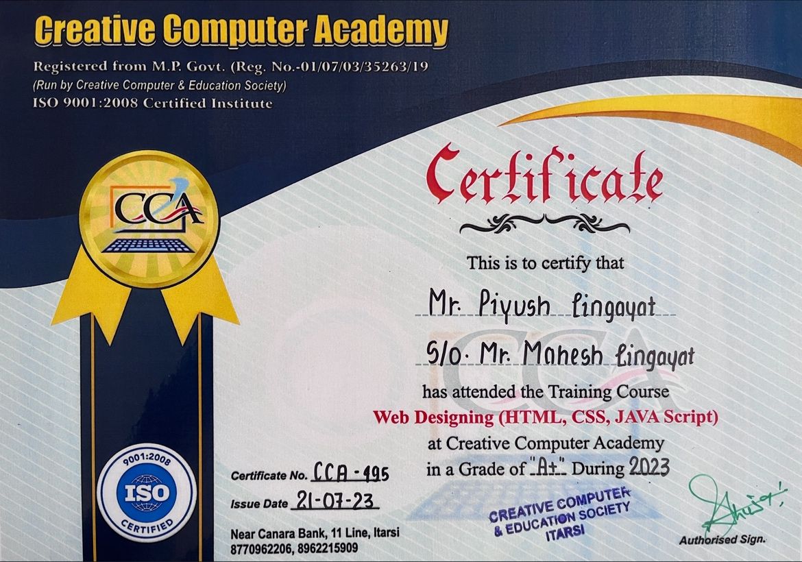 Piyush Lingayat on LinkedIn: #webdesigning #html #html #css #javascript ... Piyush Lingayat on LinkedIn: #webdesigning #html #html #css #javascript ...