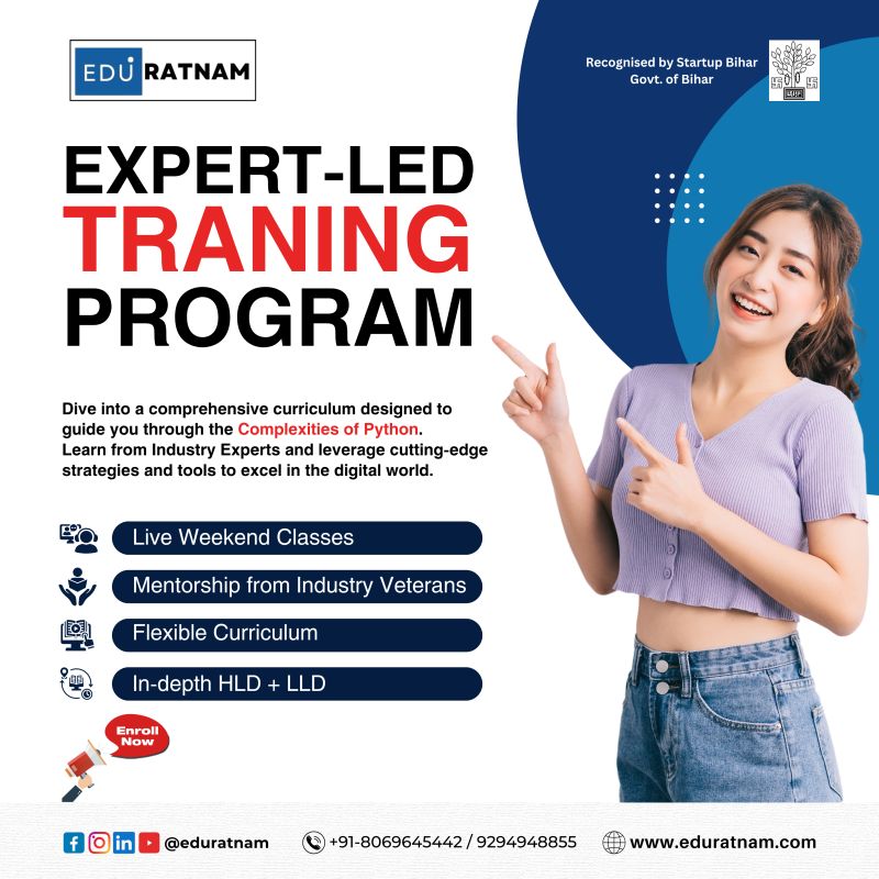 Eduratnam Innovation Pvt Ltd on LinkedIn: #eduratnam #pythontraining # ... Eduratnam Innovation Pvt Ltd on LinkedIn: #eduratnam #pythontraining # ...