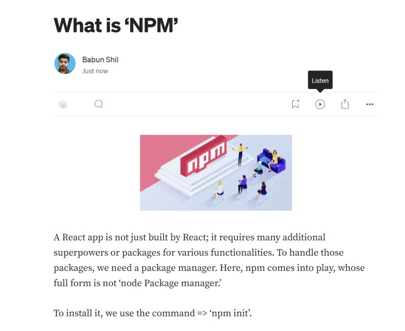 BABUN SHIL on LinkedIn: #reactdevelopment #npm #frontenddevelopment # ... BABUN SHIL on LinkedIn: #reactdevelopment #npm #frontenddevelopment # ...