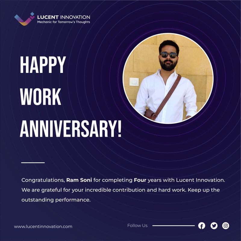 Lucent Innovation on LinkedIn: #workanniversary #lucentinnovation Lucent Innovation on LinkedIn: #workanniversary #lucentinnovation