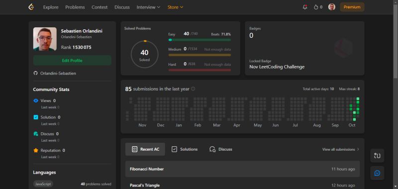 Sebastien Orlandini on LinkedIn: #leetcode #javascript #coding # ... Sebastien Orlandini on LinkedIn: #leetcode #javascript #coding # ...