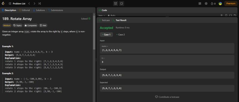 SAURABH TIWARI on LinkedIn: #arrays #codingchallenge #leetcode # ... SAURABH TIWARI on LinkedIn: #arrays #codingchallenge #leetcode # ...