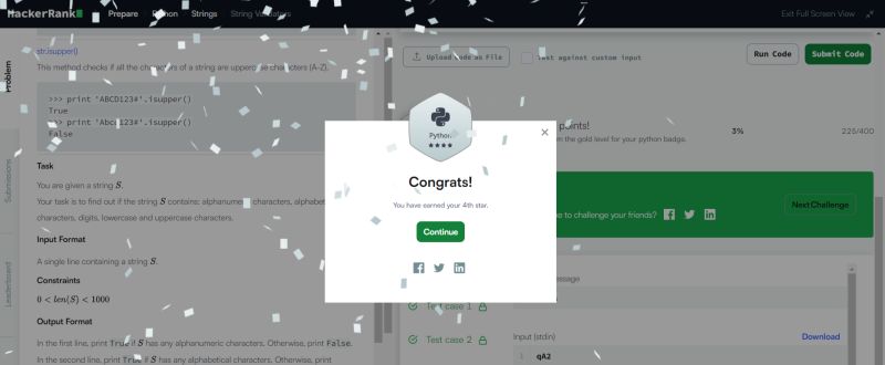 Anchita Rai on LinkedIn: #python #hackerrank #coding #problemsolving # ... Anchita Rai on LinkedIn: #python #hackerrank #coding #problemsolving # ...