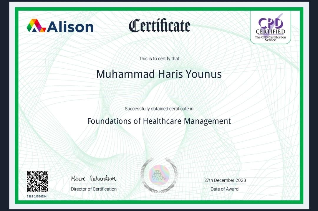 Muhammad Haris on LinkedIn: Alhamdulillah Alison Alison Muhammad Haris on LinkedIn: Alhamdulillah Alison Alison