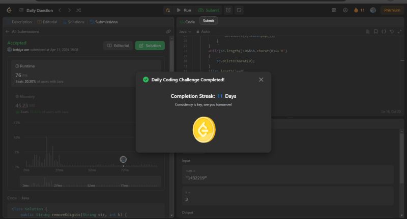 om lathiya on LinkedIn: #leetcodechalleng #string #problem om lathiya on LinkedIn: #leetcodechalleng #string #problem