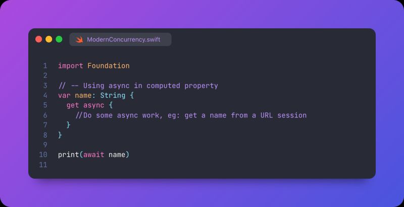 Ahmed Saeed on LinkedIn: Quick Swift Tip: Swift Modern Concurrency You ... Ahmed Saeed on LinkedIn: Quick Swift Tip: Swift Modern Concurrency You ...
