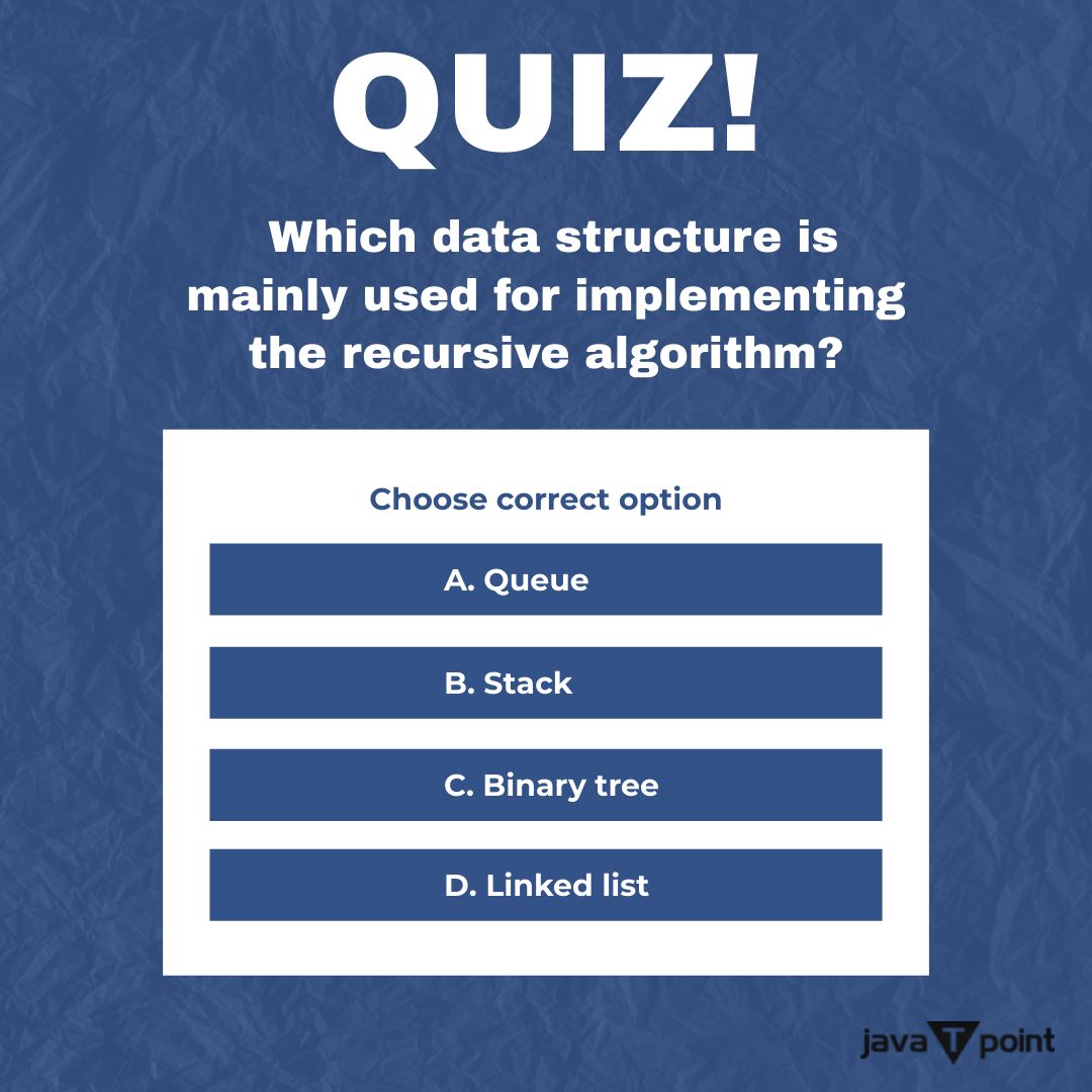 Tpoint Tech on LinkedIn: #array #tree #graph #queue #stack #lifo #fifo ... Tpoint Tech on LinkedIn: #array #tree #graph #queue #stack #lifo #fifo ...