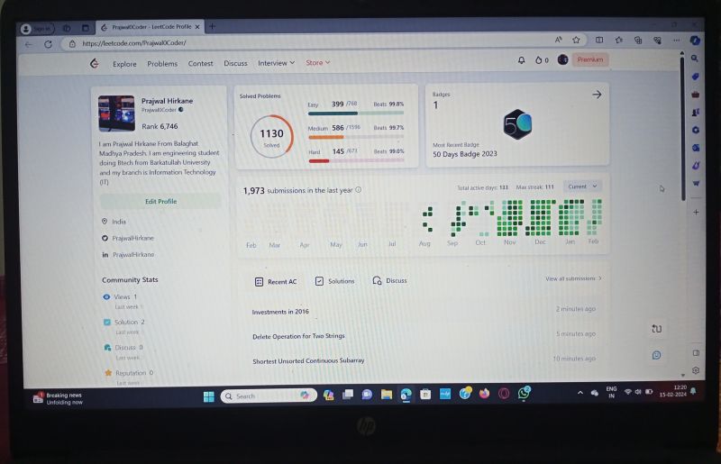 Prajwal Hirkane on LinkedIn: #365daychallenge #leetcode #dailycoding # ... Prajwal Hirkane on LinkedIn: #365daychallenge #leetcode #dailycoding # ...
