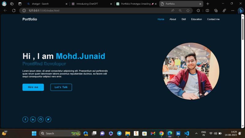 Mohd Junaid on LinkedIn: #portfolio #html #css #javascript #passionproject Mohd Junaid on LinkedIn: #portfolio #html #css #javascript #passionproject