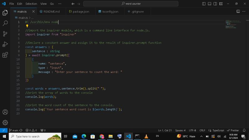 Mahnoor Shaikh on LinkedIn: #wordcounter #typescript #coding #project # ... Mahnoor Shaikh on LinkedIn: #wordcounter #typescript #coding #project # ...