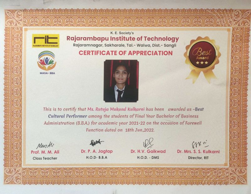 Rutuja Kulkarni posted on LinkedIn Rutuja Kulkarni posted on LinkedIn
