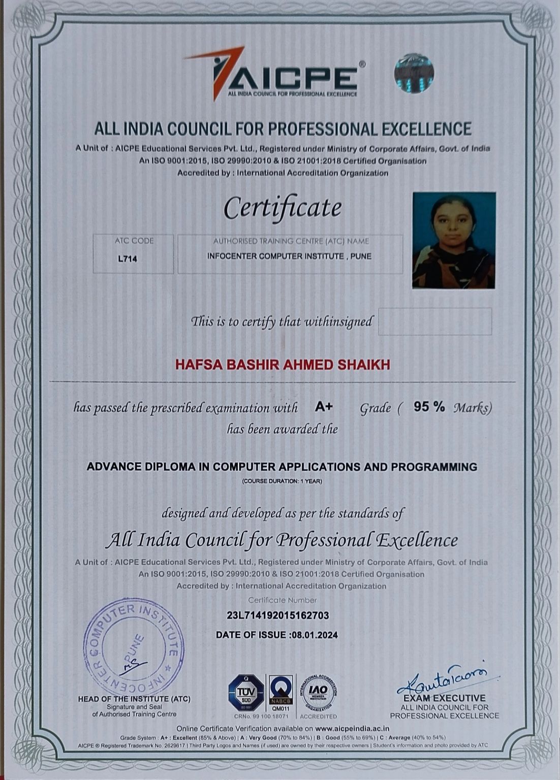 Hafsa Shaikh on LinkedIn: #certification #certificate #programming | 12 ... Hafsa Shaikh on LinkedIn: #certification #certificate #programming | 12 ...