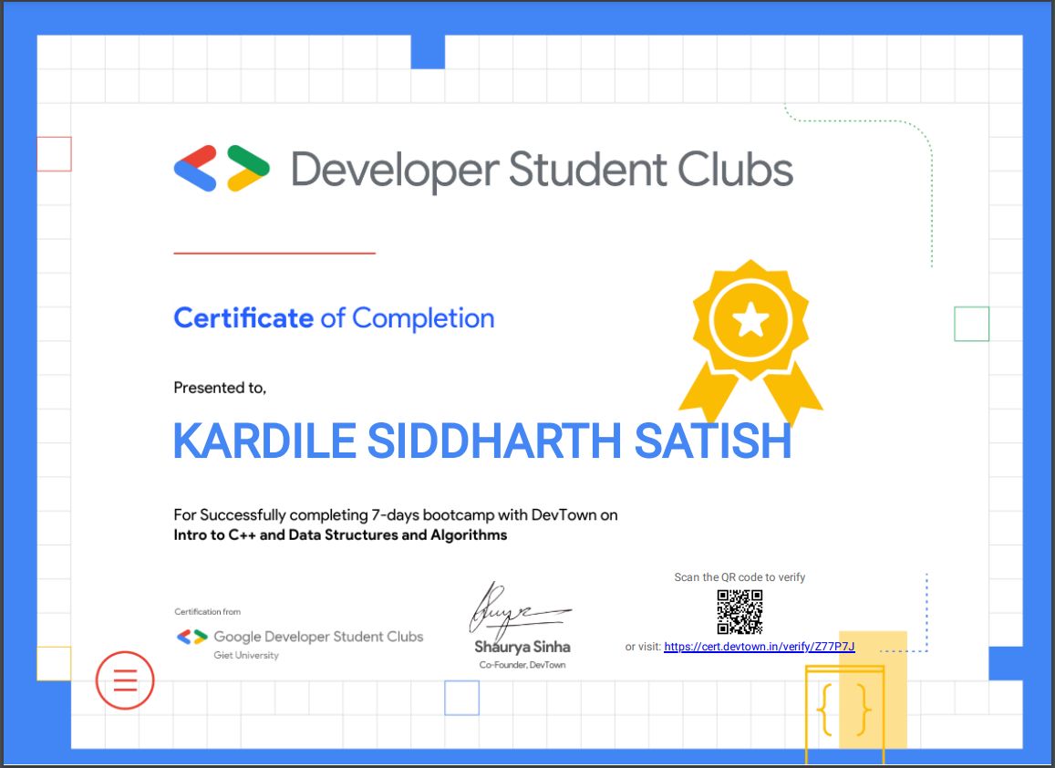Siddharth Kardile on LinkedIn: #c #datastructures #algorithms # ... Siddharth Kardile on LinkedIn: #c #datastructures #algorithms # ...